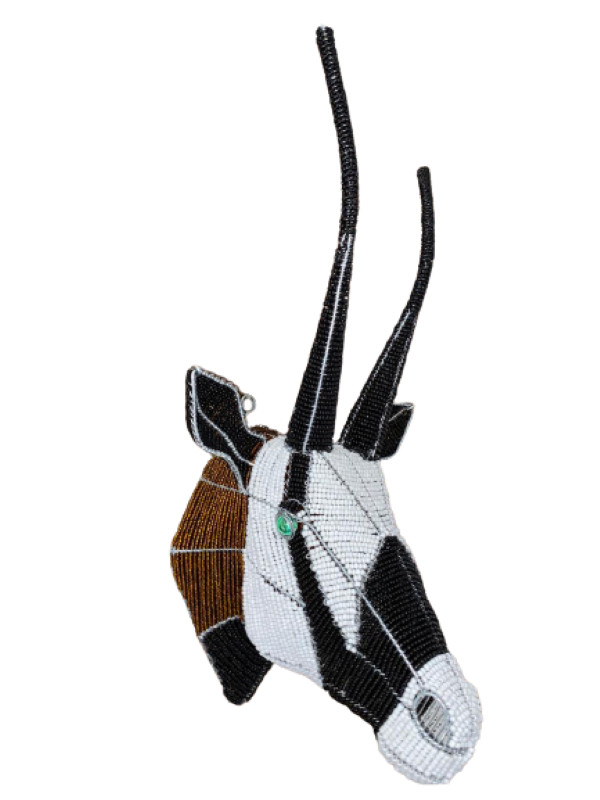 Beaded Handmade Oryx Head Wall D cor | Shop Today. Get it Tomorrow ...