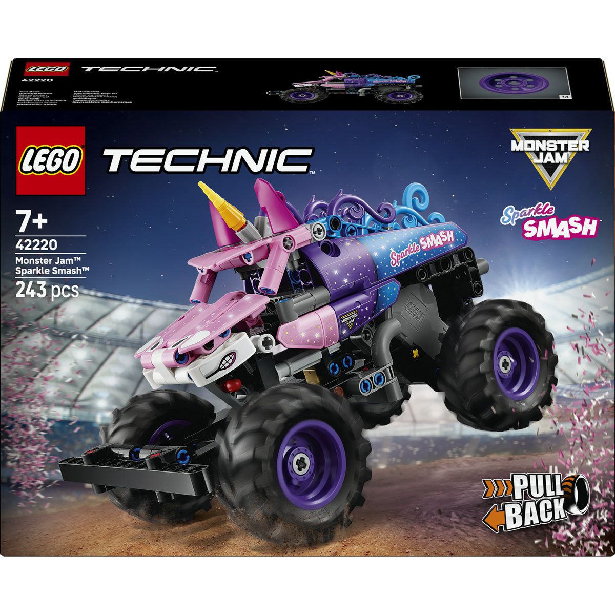LEGO® Technic Monster Jam™ Sparkle Smash™ Pull-Back Toy 42220 | Shop ...