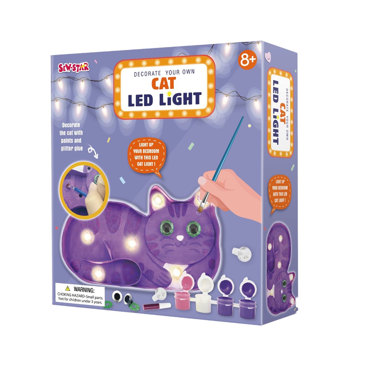 Sew-Star - Decorate Your Own Cat LED Light Kit | Shop Today. Get it ...