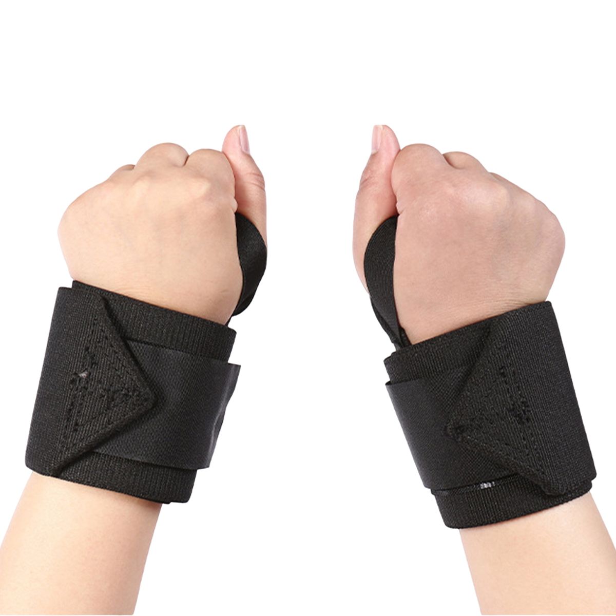 2 Pcs Wrist Wraps with Thumb Loops Wrist Support Braces Weight Lifting ...