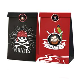 Party Favor Bags with Stickers - Pirate Theme (12 Bags) | Shop Today ...