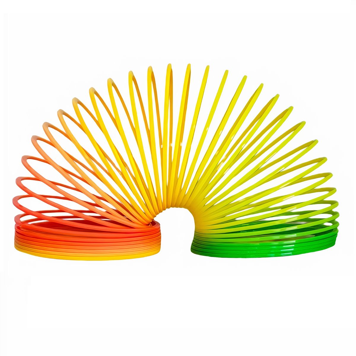 Retro Mini Rainbow Slinky Stretchy Spring Fidget Toy - 6cm - Bulk Pack ...