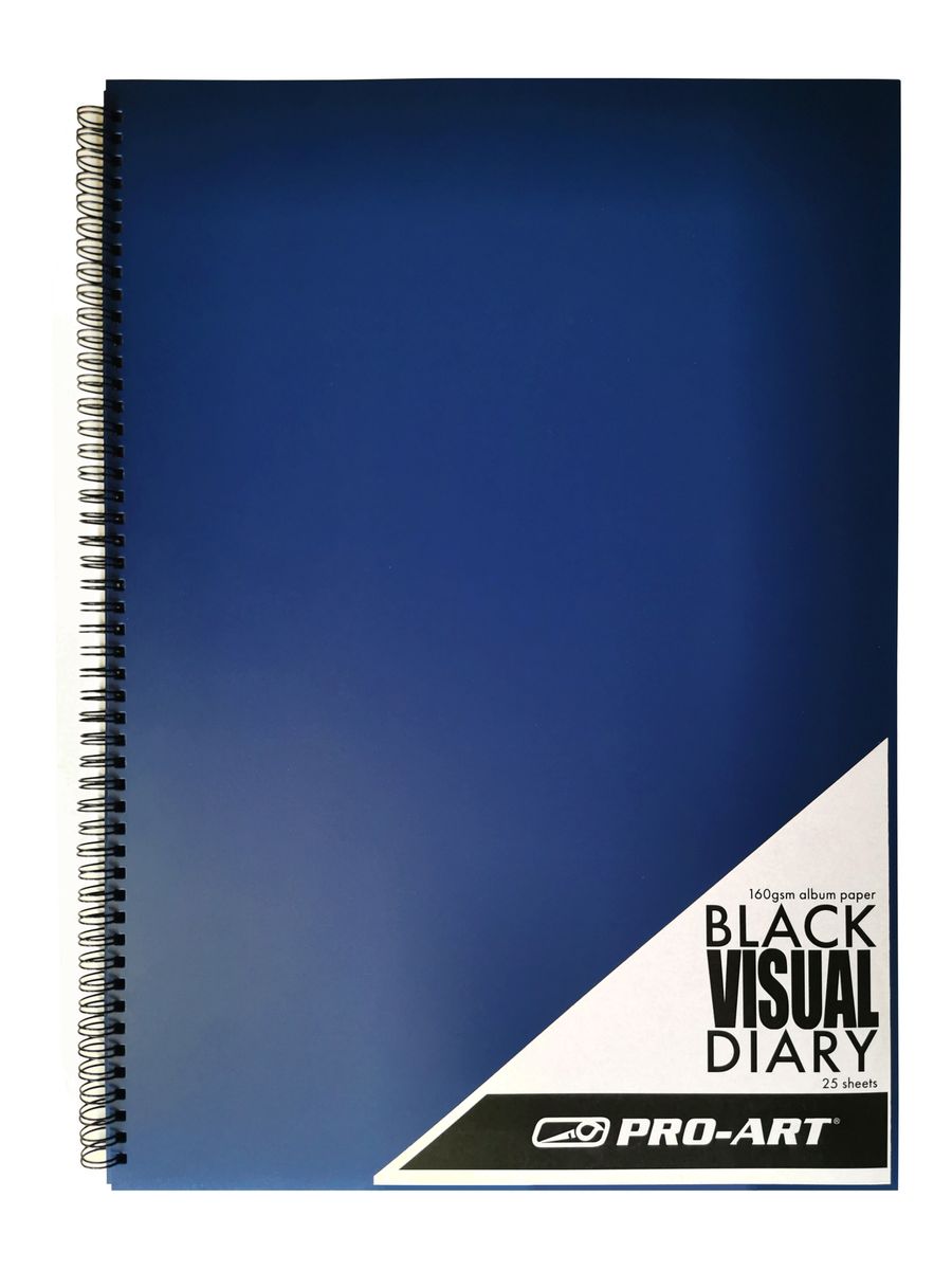 Pro-Art Black Visual Diary A3 - Black Paper | Shop Today. Get it ...