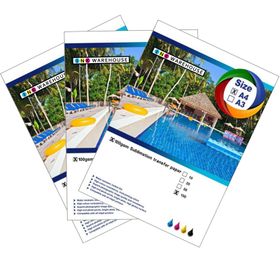 Ink Warehouse Sublimation Heat Transfer A4 Paper 100 Sheets combox3 ...