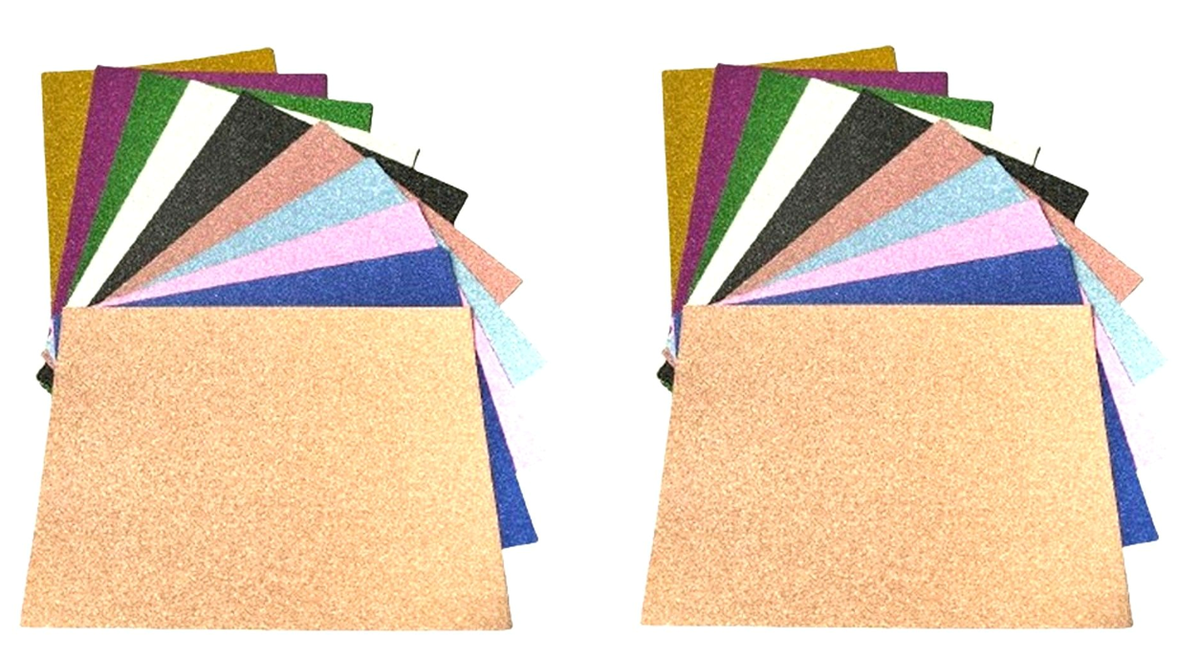 Vivid Colours A4 Printable Glitter Cardstock 20 Sheets Mix Colours 250gsm | Shop Today. Get it ...