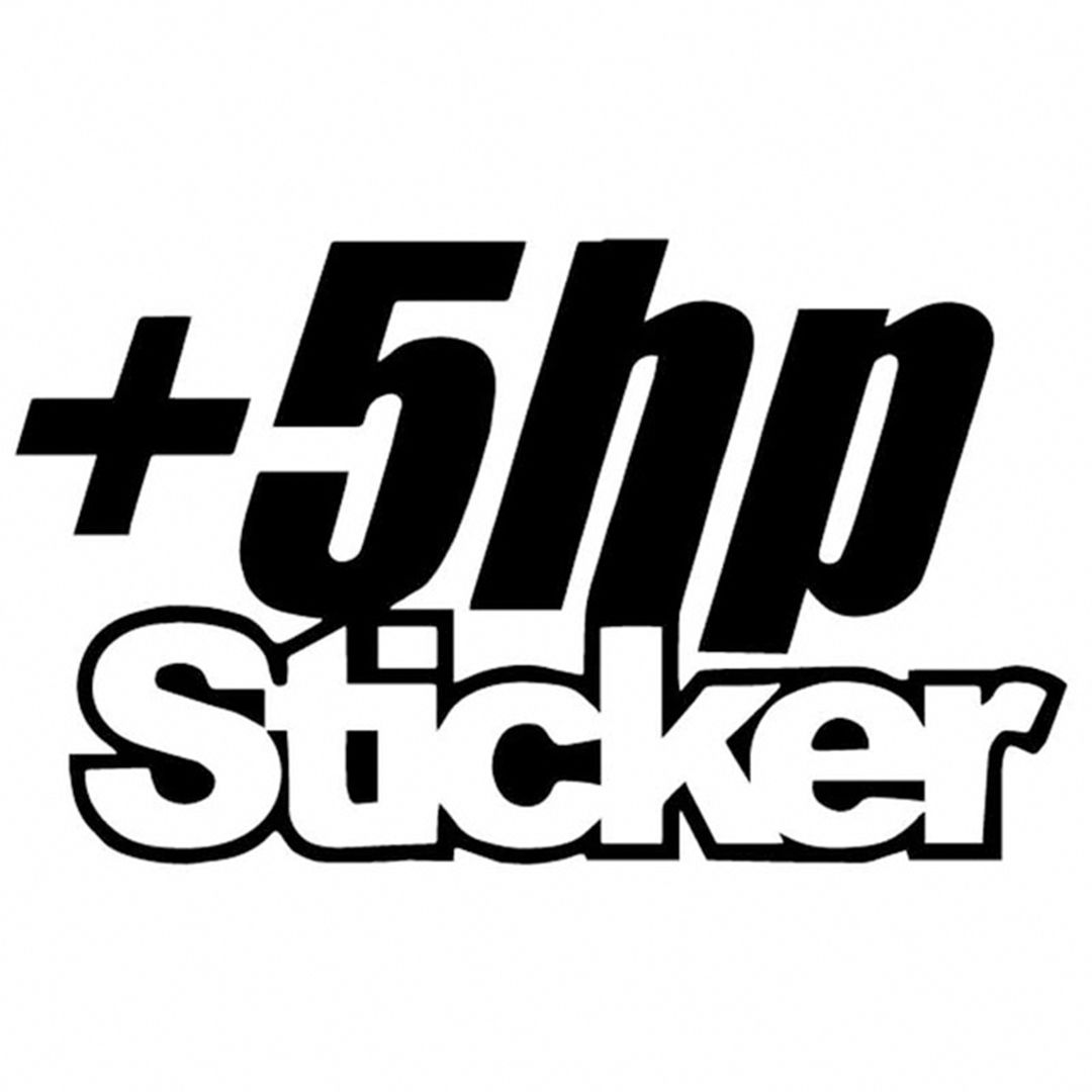+5 Horse Power Car Decal Vinyl Sticker - 110 | Shop Today. Get it ...