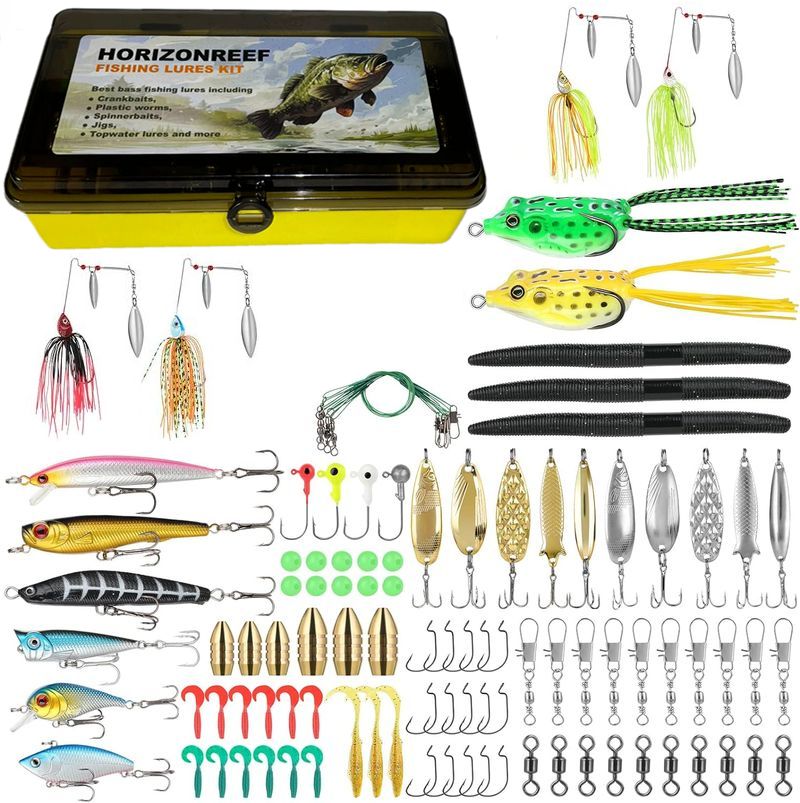 HORIZONREEF 102pc Fishing Lure Kit | Shop Today. Get it Tomorrow ...
