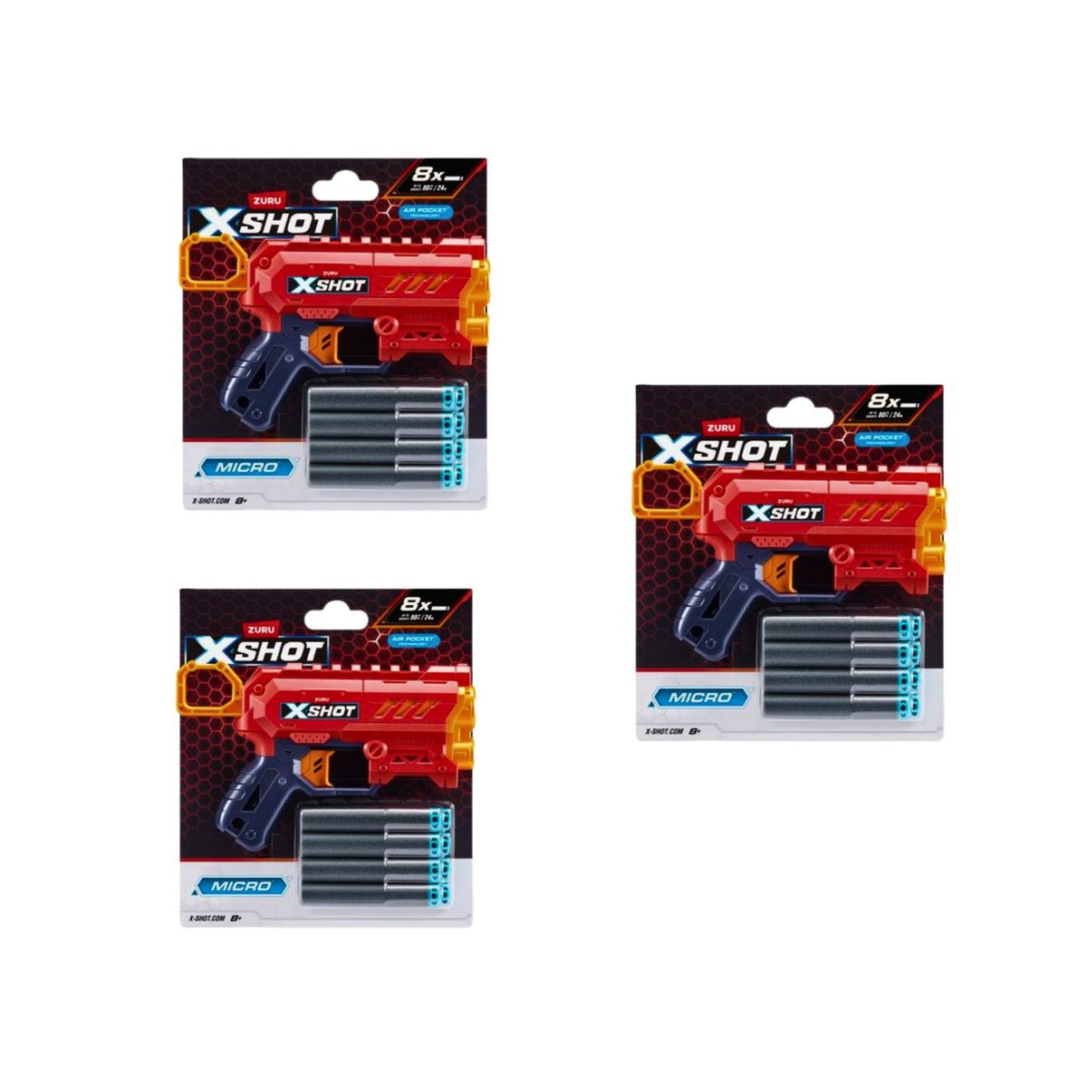 X-Shot Excel Series Micro 2.0 - 8 Darts - (3 Pack) | Shop Today. Get it ...