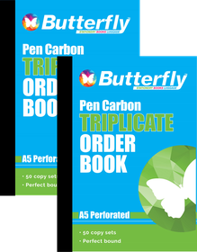 A5 Pen Carbon Triplicate Order Book (50 Copy) X2 | Shop Today. Get it ...
