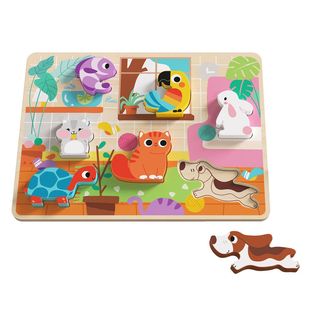 TookyToy Wooden Chunky Pet Puzzle | Shop Today. Get it Tomorrow ...