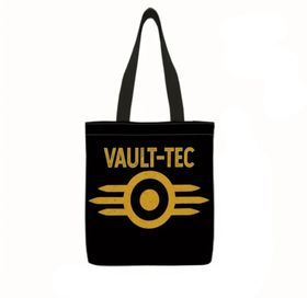 Fallout Video Game Vault-Tec Black Themed Tote Bag | Shop Today. Get it ...