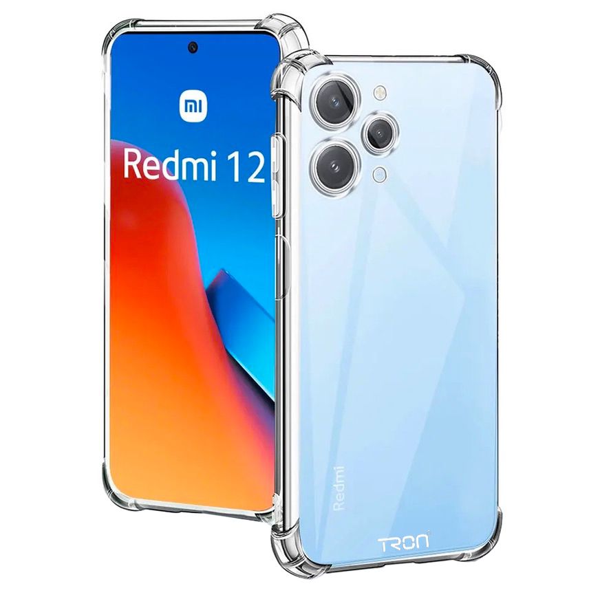 TRON Protective Shockproof Transparent Gel Case Made for Xiaomi Redmi ...