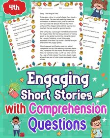 Engaging Short Stories with Comprehension Questions for 4th Grade ...