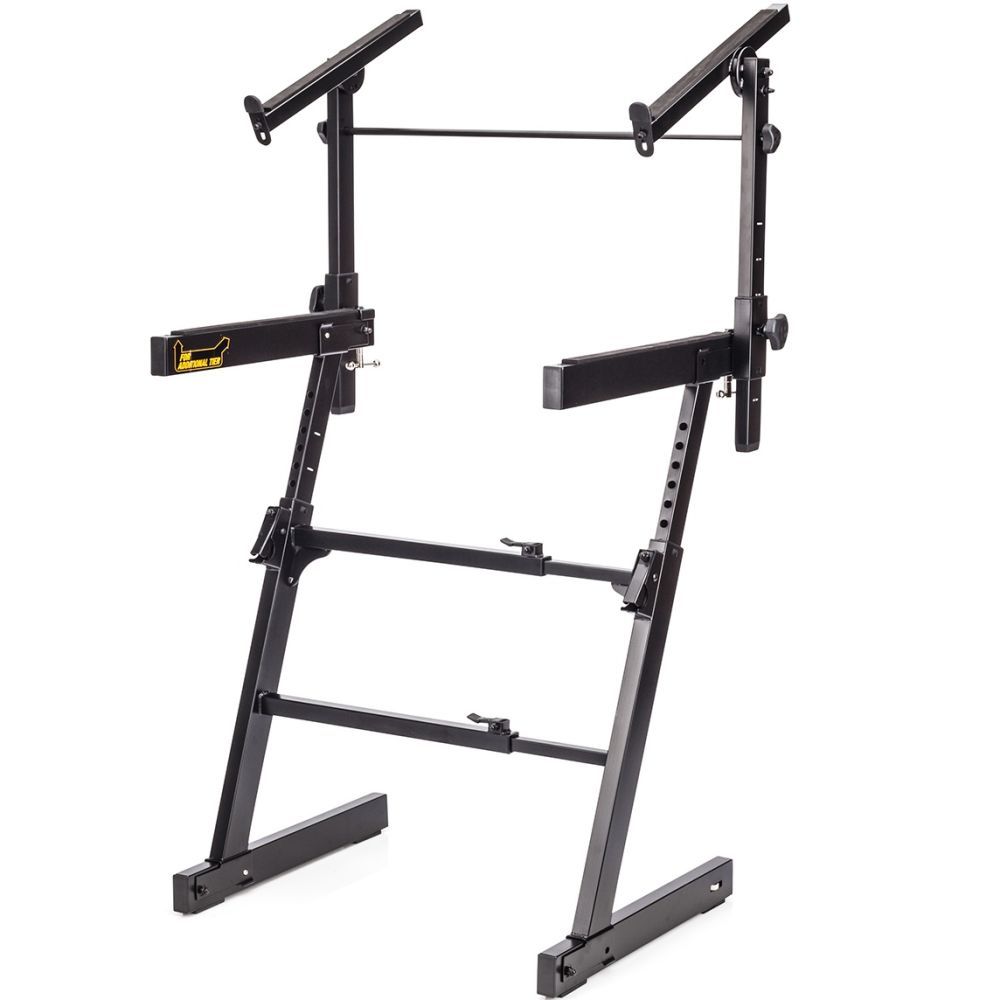 Hercules HER-KS410 Auto lock Double brace Keyboard Stand with second ...