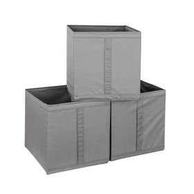 Ease 3-Piece Foldable Storage Box - Grey | Shop Today. Get it Tomorrow ...