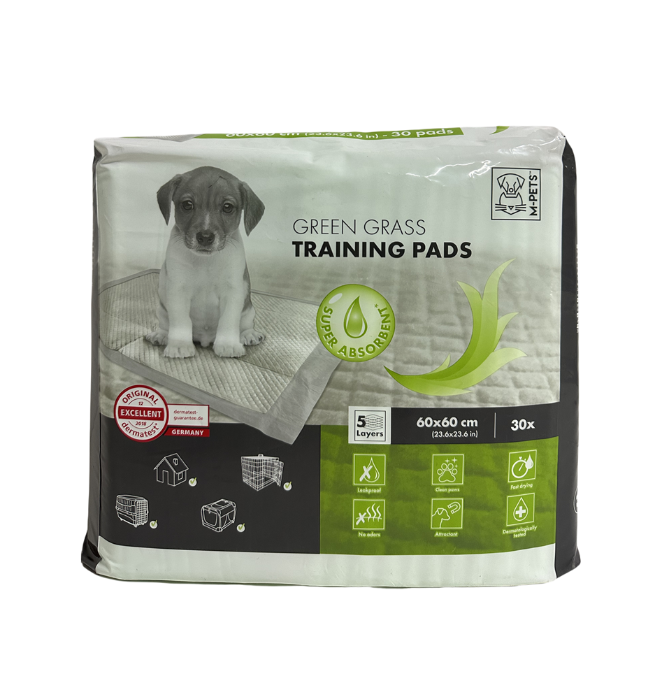 M-PETS Green Grass Training Pads for Pet Potty Training - 30 per pack ...