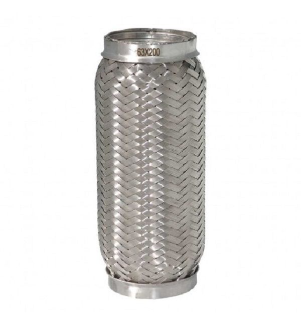 Exhaust Flex Pipe, Stainless Steel, Interlock, Braided, Weld-On Flexi ...