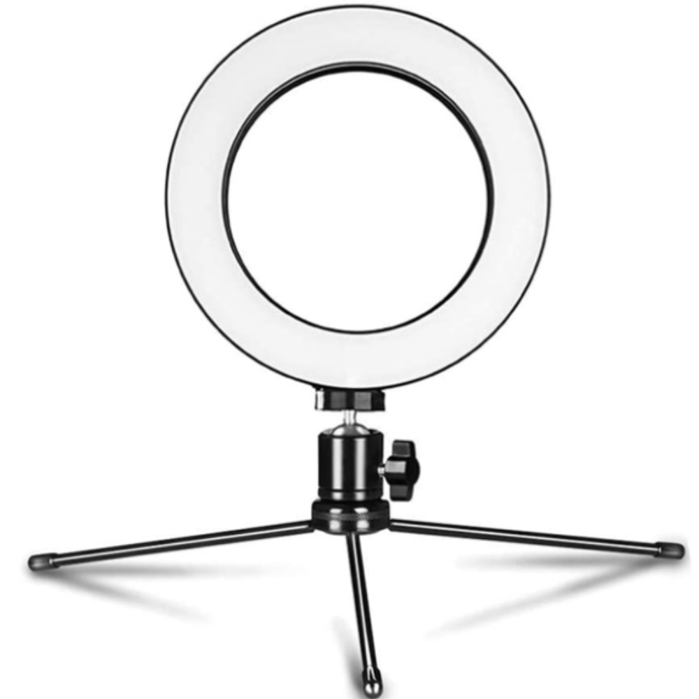 26cm Ring Light with Stand and Camera Holder - Selfie Light with Tripod ...