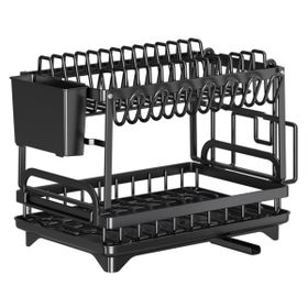 Multifunctional Dish Rack - Black | Shop Today. Get it Tomorrow ...