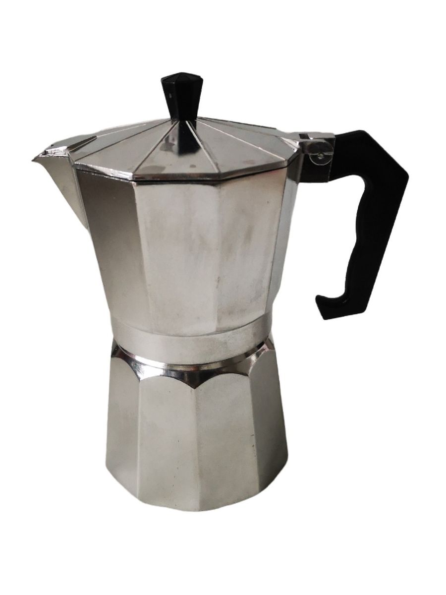9 Cup Silver Aluminium Stove Top Coffee Maker | Shop Today. Get it ...