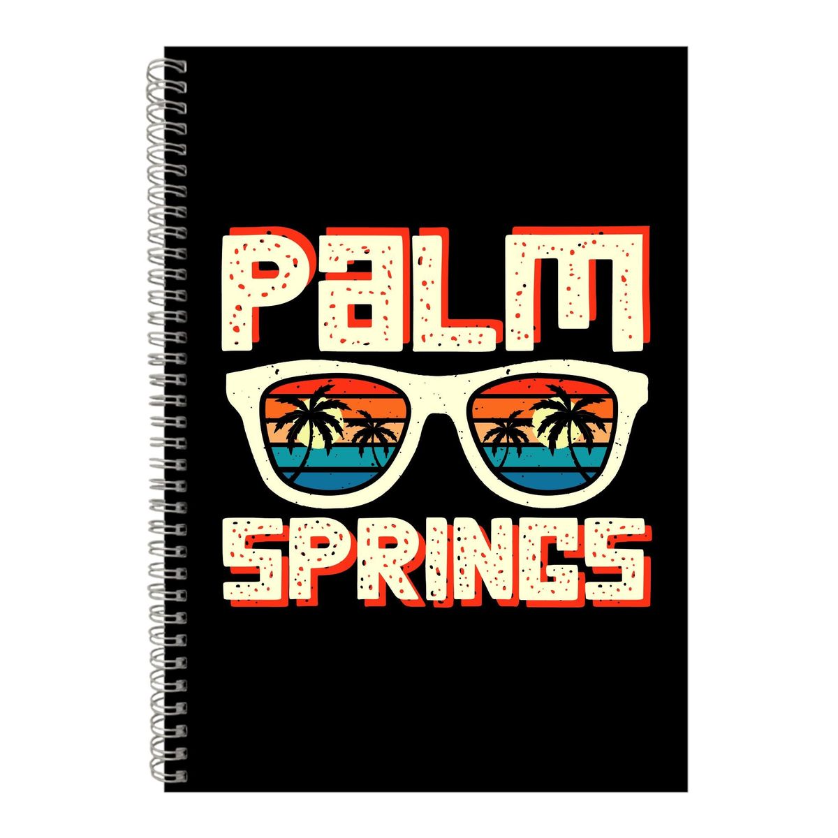 Springs A4 Notebook Spiral and Lined Surfing Graphic Notepad Present ...