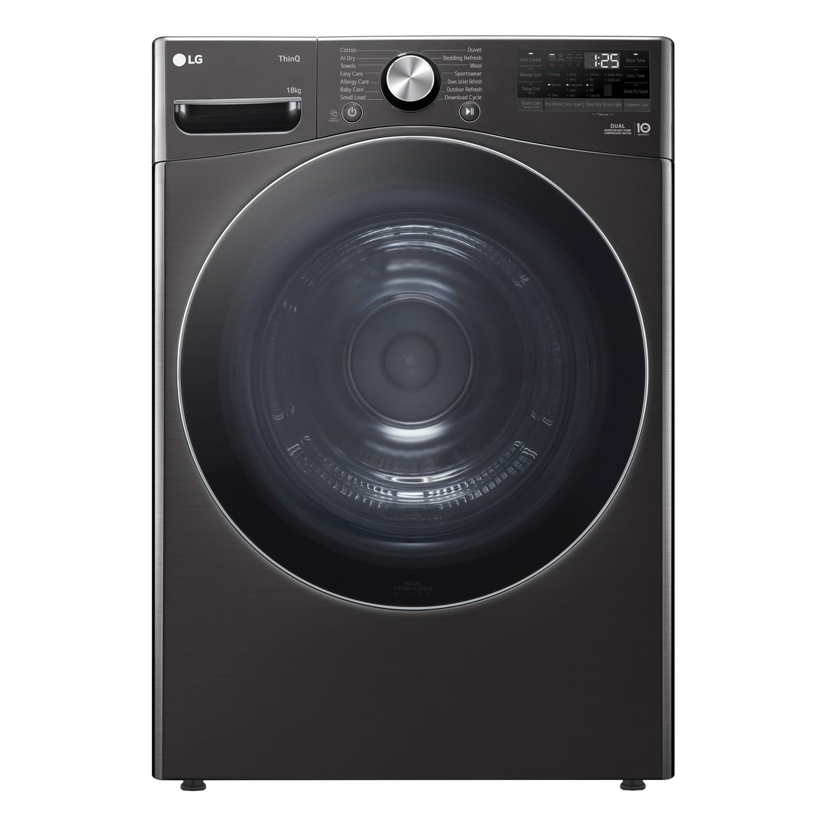LG RH18U8JVCW 18kg A+++ Black Dual Inverter Heatpump Tumble Dryer | Shop Today. Get it Tomorrow ...