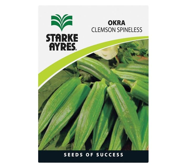 Okra Clemson Spineless Seeds - 2 Pack | Shop Today. Get it Tomorrow ...