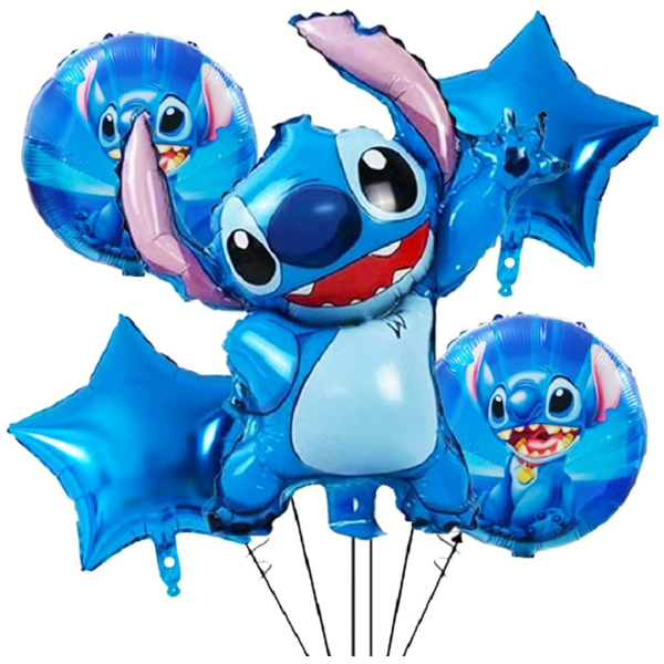 Stitch Birthday Balloon - Party Decor - 5 Piece | Shop Today. Get it ...