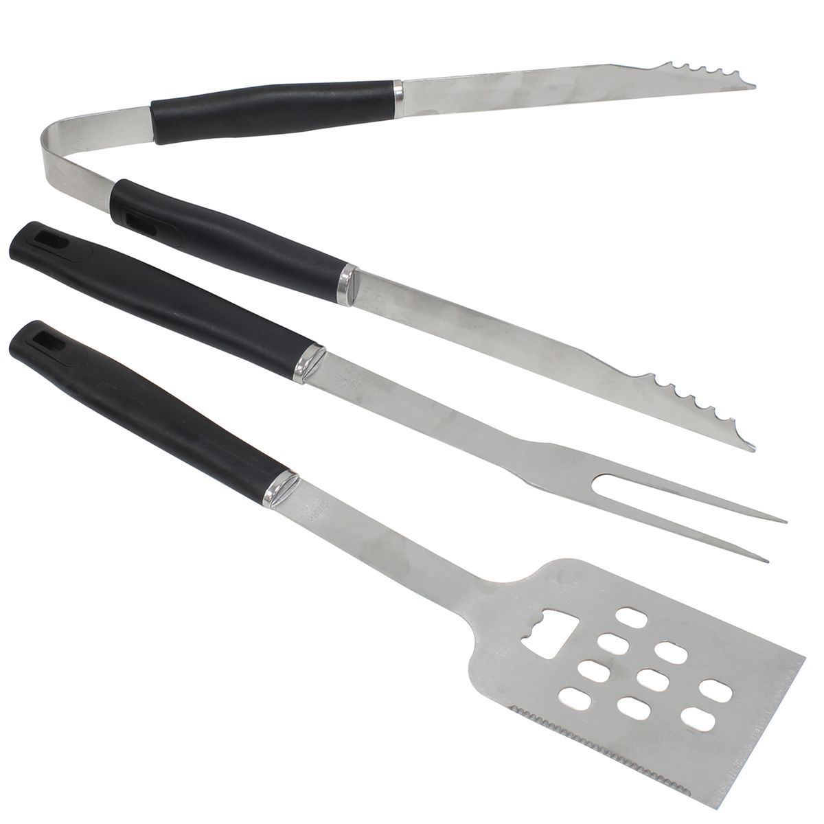 Braai Tool Set - 3 Pieces - Fork, Tong, Spatula | Shop Today. Get it ...