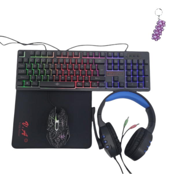 Wired Set Keyboard Mouse Headphone Mousepad And A Key Holder Shop Today Get It Tomorrow