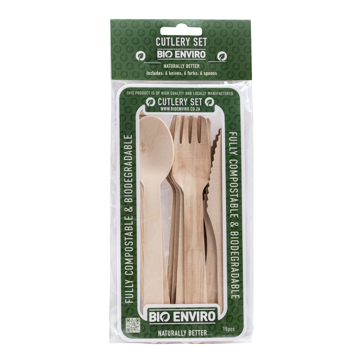 Bio Enviro Cutlery Set - 18 Piece, 100% Biodegradable | Shop Today. Get ...