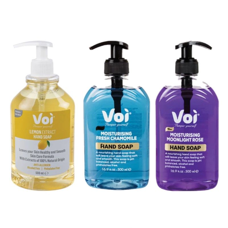 Voi Handsoaps 500ml - Moonlight Rose + Fresh Chamomile + Lemon - 2 of ...
