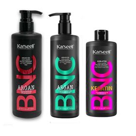 Karseel BNC Argan Shampoo, Conditioner & Keratin Straightening ...