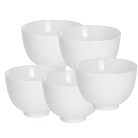White Ceramic Mixing Bowls - 5 Pieces | Shop Today. Get it Tomorrow ...