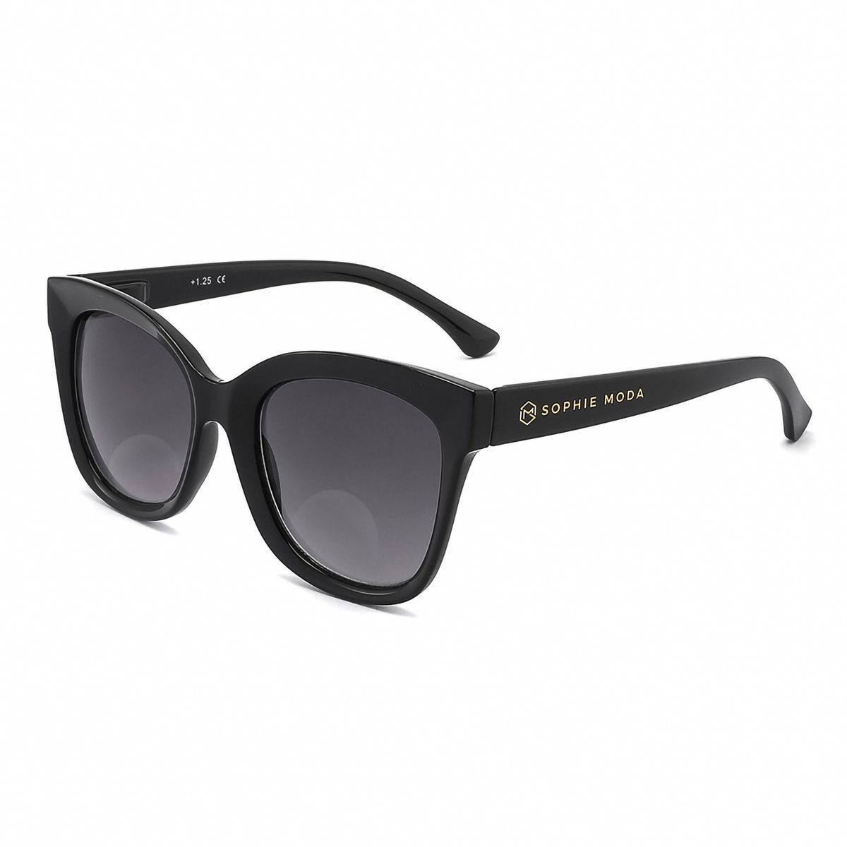 Sophie Moda: Reading Sunglasses - Solare (Black) | Shop Today. Get it ...
