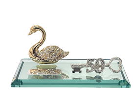 50th Key Swan Diamante on Mirror Base & Photo Frame | Shop Today. Get ...
