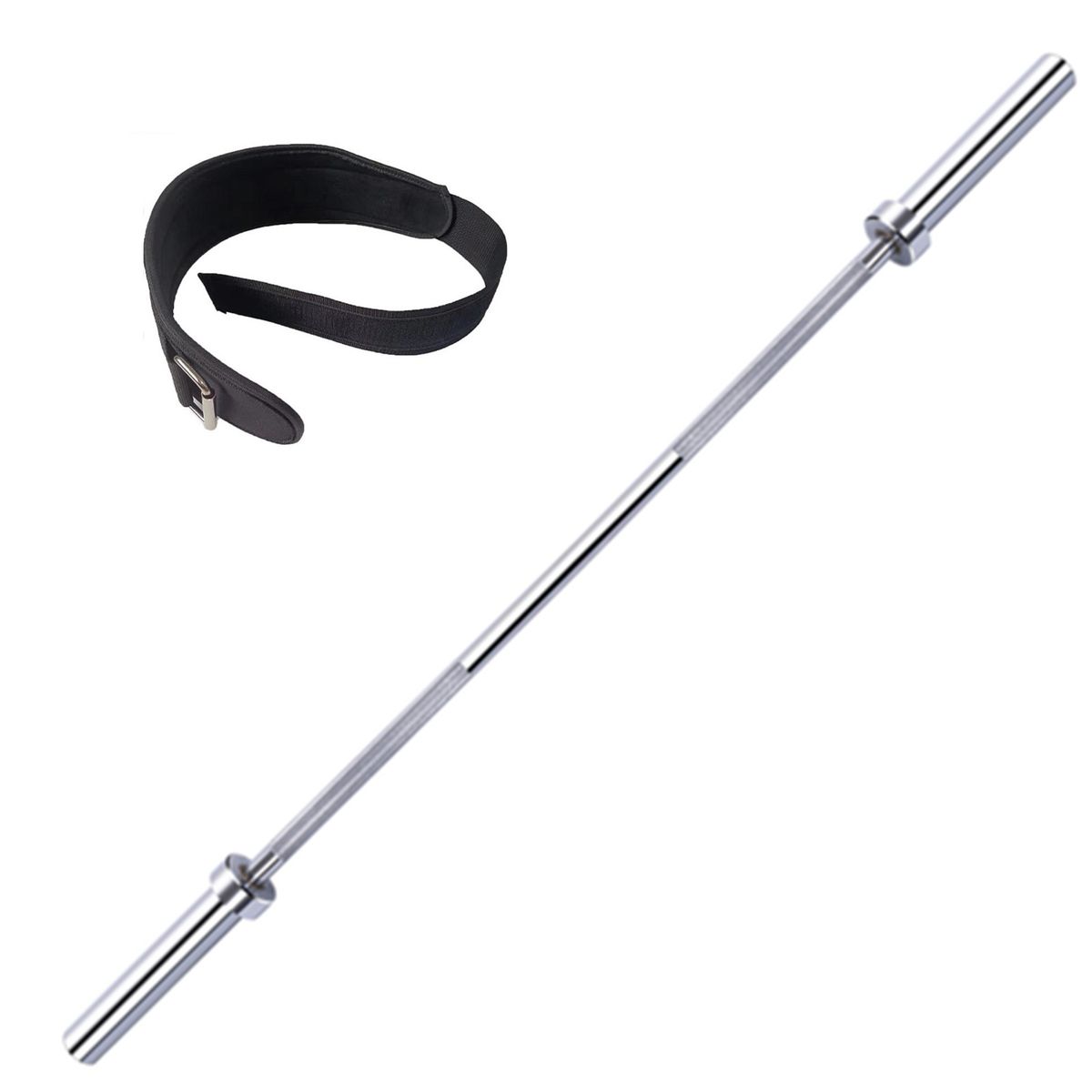 Olympic Steel Weight Bar Set 1.2m & 1.5m with Belt - 80kg Max Load ...
