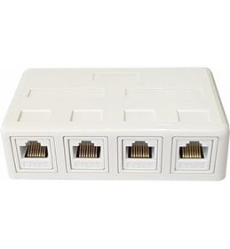 Microworld 4 Way RJ45 Wall Box | Shop Today. Get it Tomorrow ...
