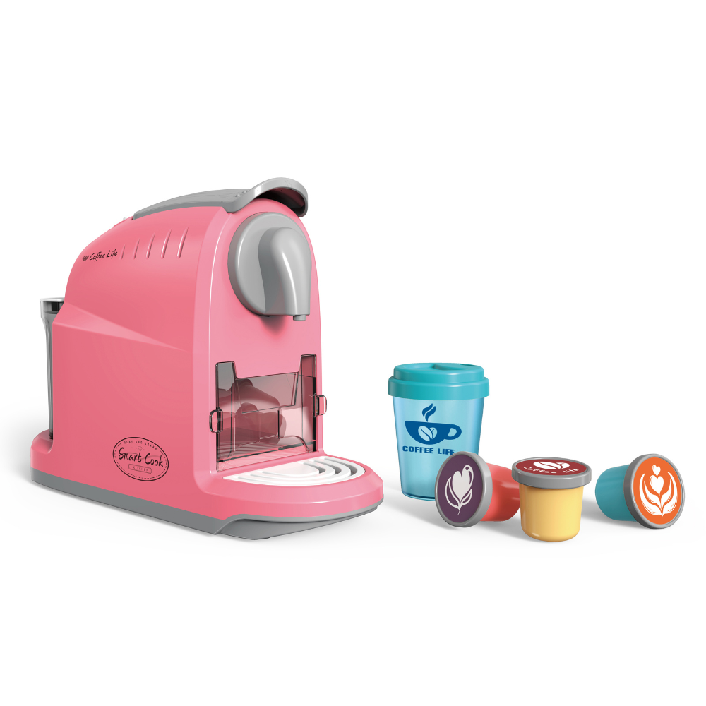 Pretend & Play Coffee Maker Set with Sounds & Colour Changing Cup ...