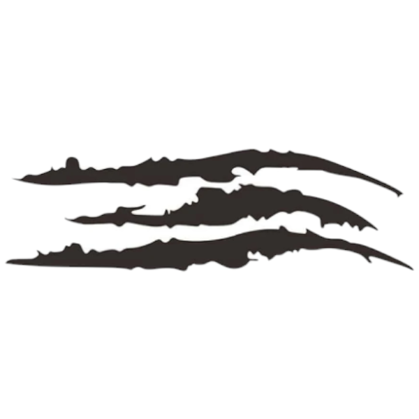 1-Piece Claw Mark Car Sticker - Black | Shop Today. Get it Tomorrow ...