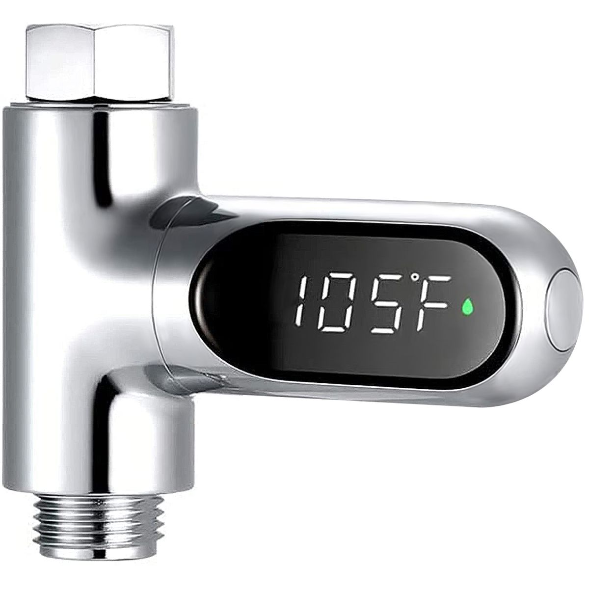 Shower Thermometer - LED Digital Display Fahrenheit Celsius Thermometer ...