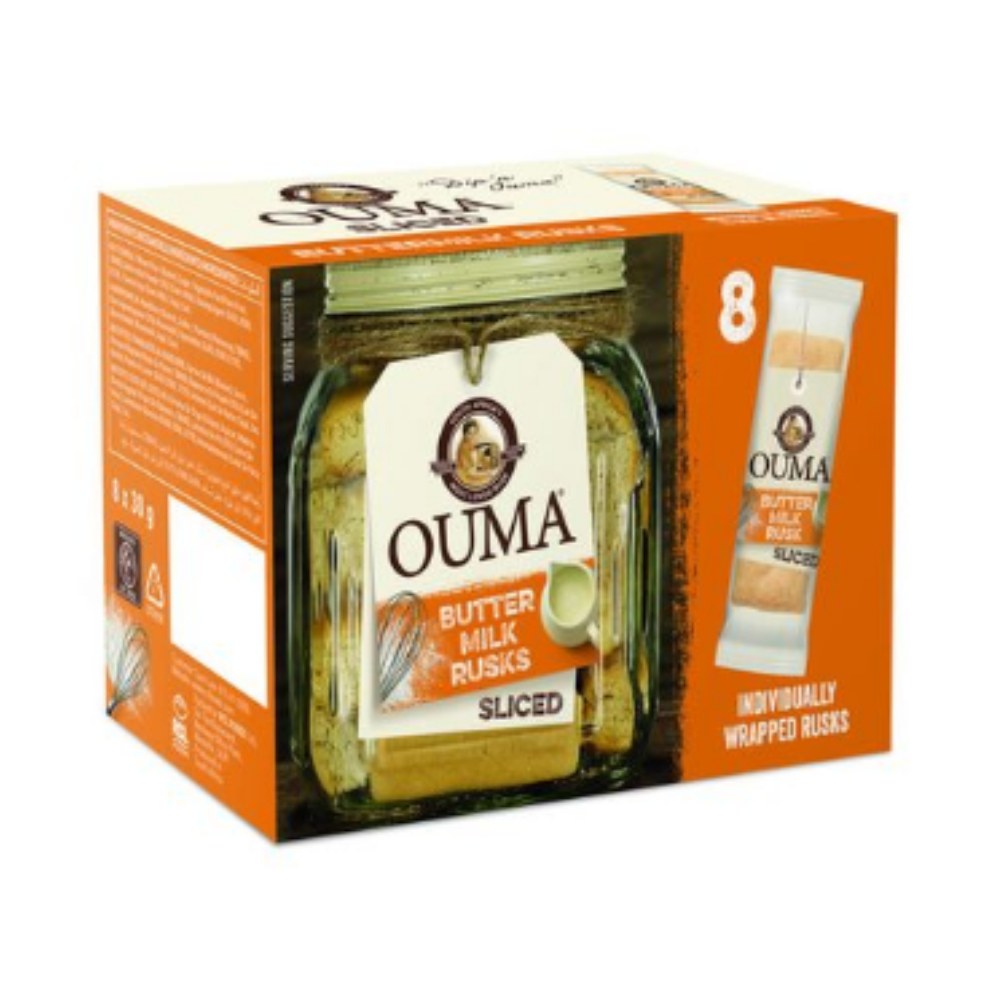 Ouma Single Sliced Buttermilk Rusks 120 x 30g | Shop Today. Get it ...