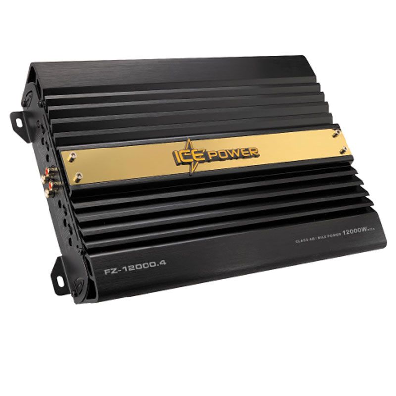 Ice Power 4 Channel Class AB Amplifier FZ-12000.4 4ch Amp 90W X 4 RMS ...