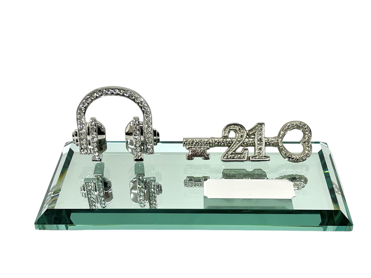 21st Key Headphones with Diamante on Mirrorbase - Silver | Shop Today ...