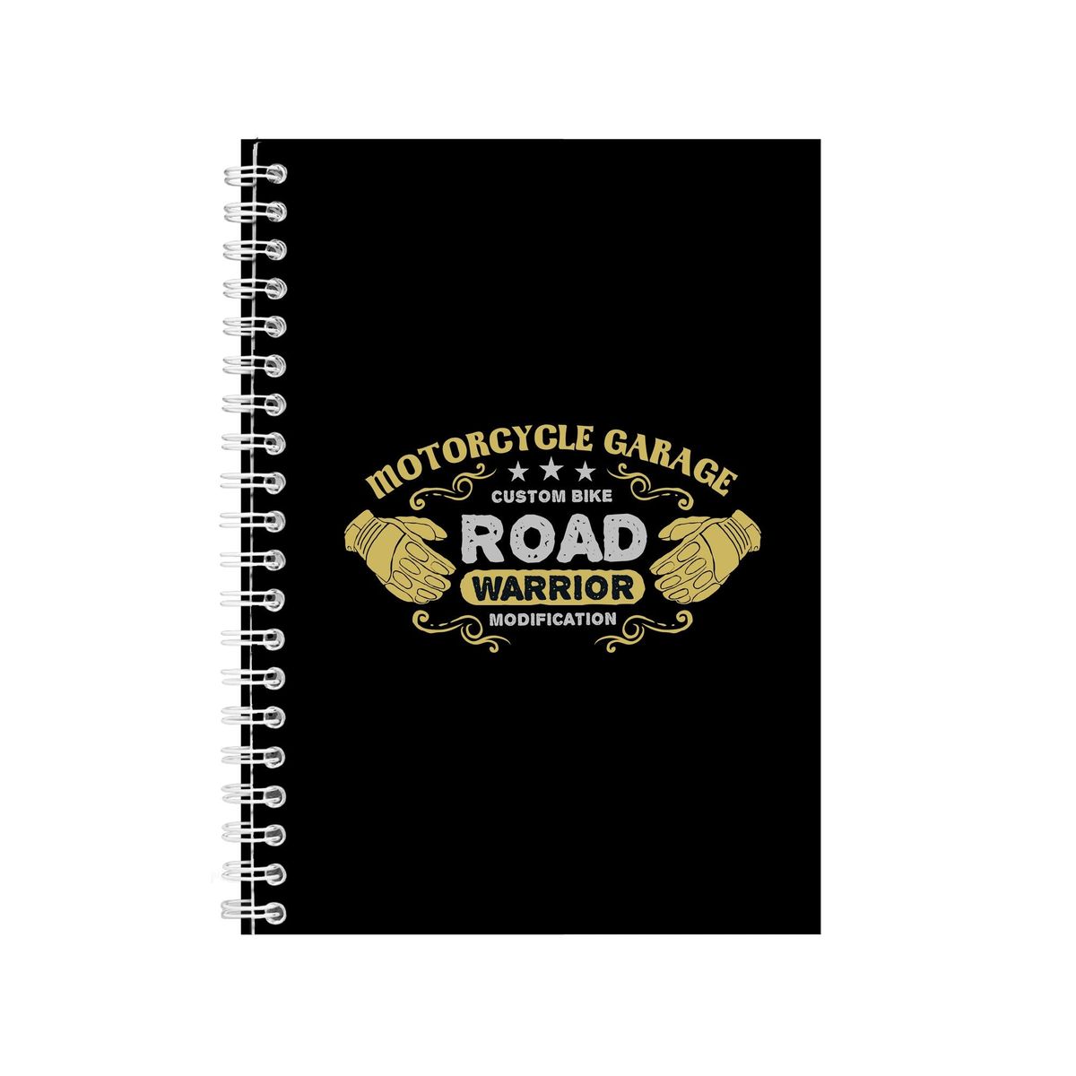 Motorcycle Garage Notebook Biker Gift Idea A5 Notepad 145 | Shop Today ...