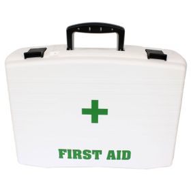 First Aid Kit - Reg 7 in Plastic Box + Plastic Splints & Burn Relief ...