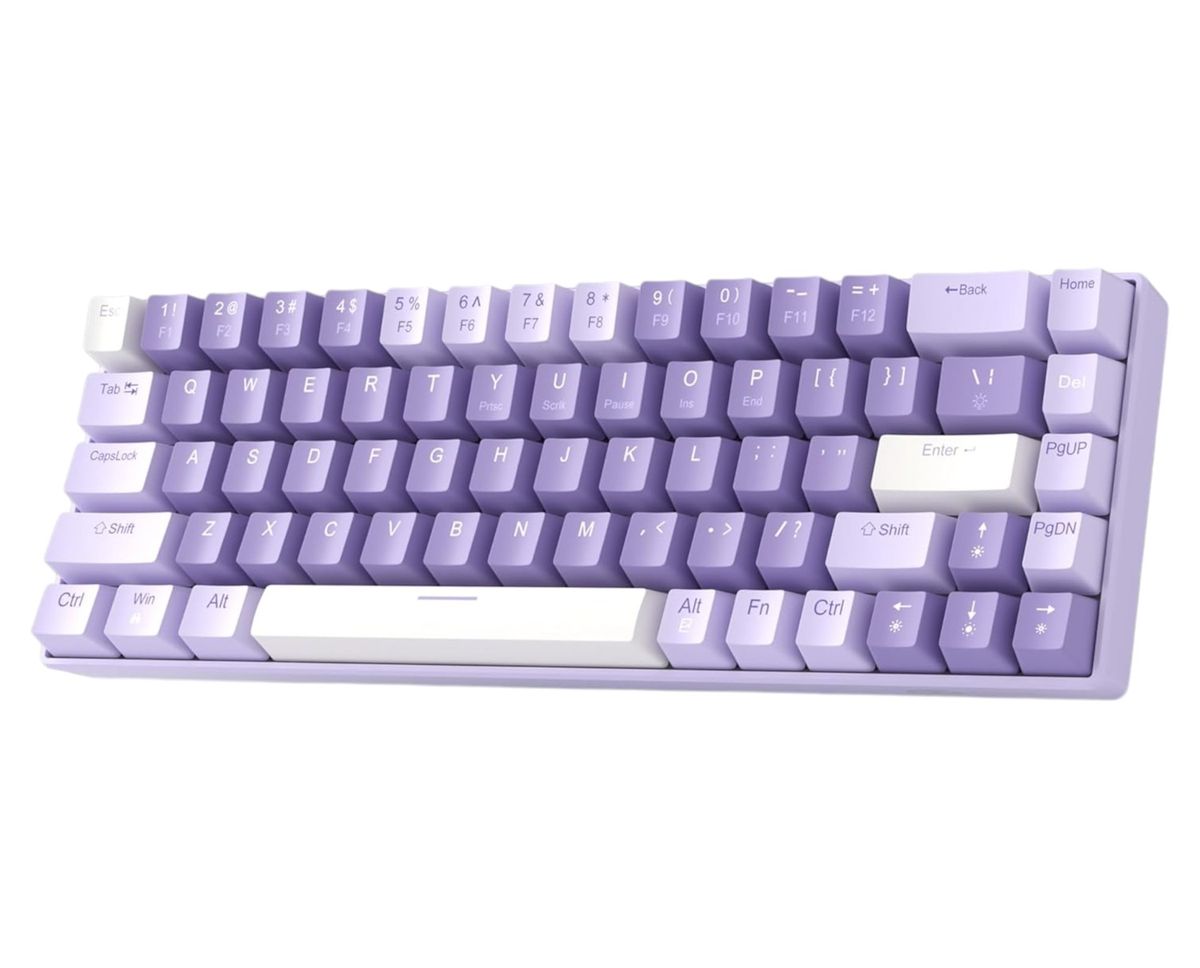 Mechanical Backlit Keyboard With Hot-Swappable Switches - Purple | Shop ...