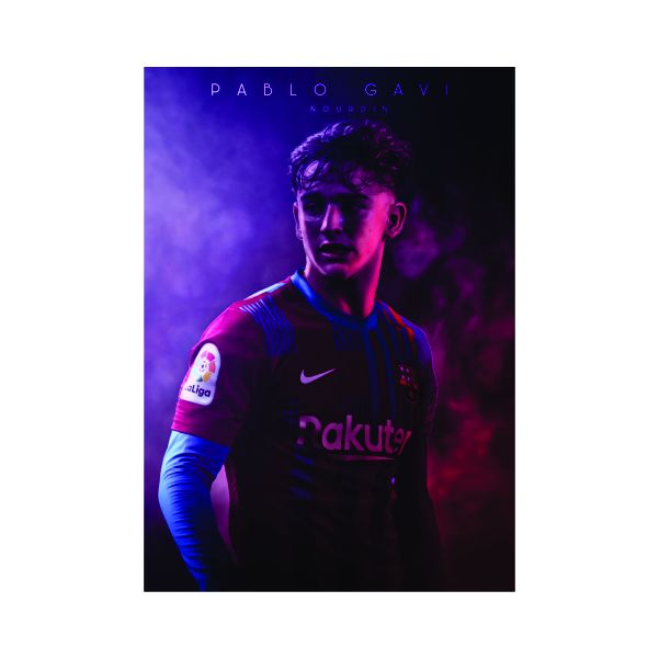 Pablo Gavi Smokey - A1 poster | Shop Today. Get it Tomorrow! | takealot.com