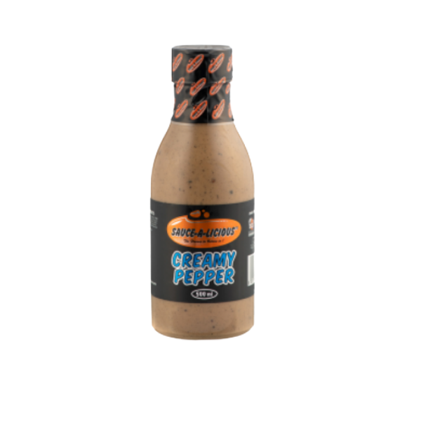 12 x 500 ml - Sauce-a-licious Creamy Pepper - Condiments And Sauces ...