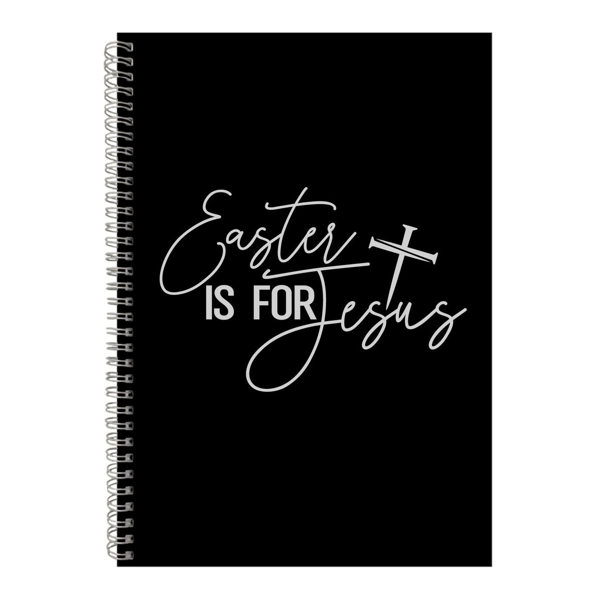 For Jesus A4 Notebook Spiral with Graphic Christian Easter Words ...